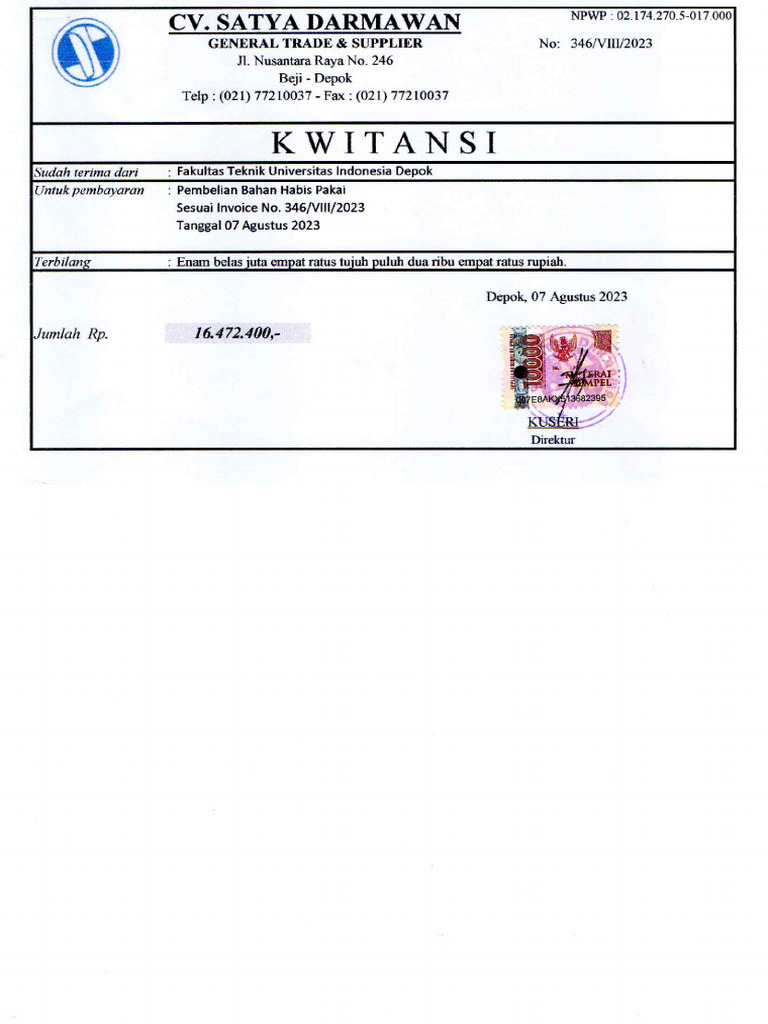 dokumen SPH BHP DTMM 2023 | PDF