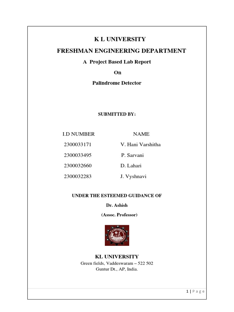 ds_project38 | PDF | Computer Program | Programming
