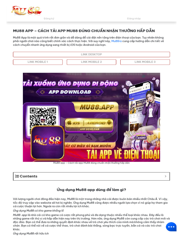 Mu88 App | PDF