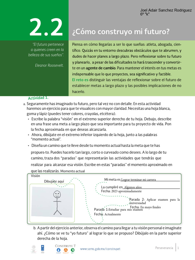 2.2 E Como Construyo Mi Futuro Joel Adair | PDF