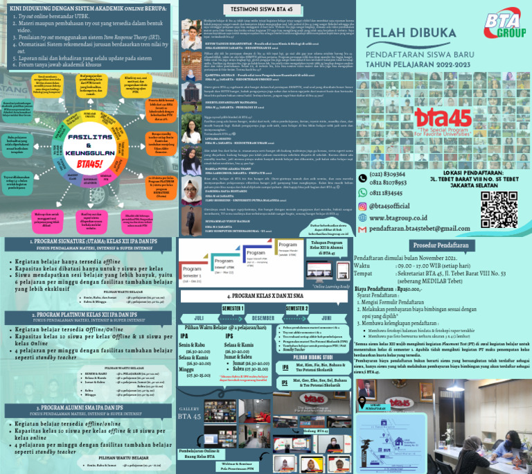 Bimbingan Intensif UTBK BTA 45 | PDF