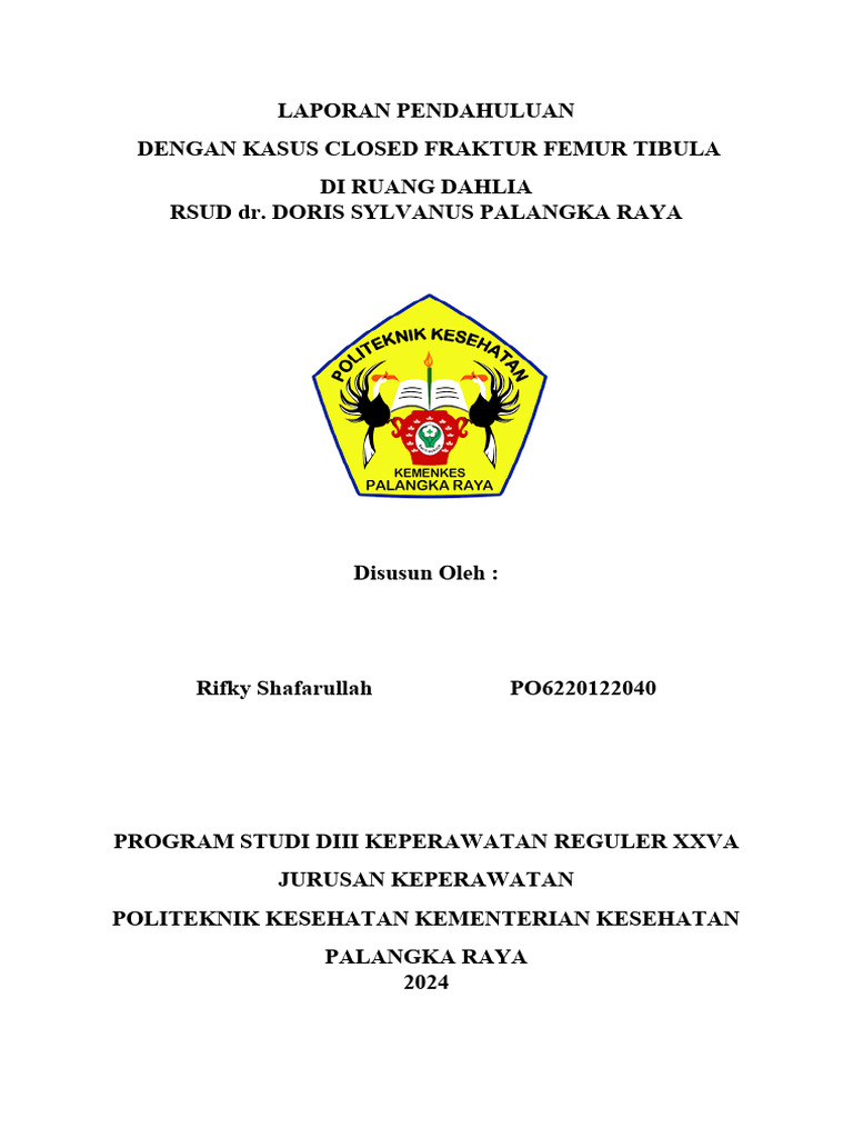 Laporan Kasus Fraktur Tibia Fibula 2024 | PDF | Sains & Matematika