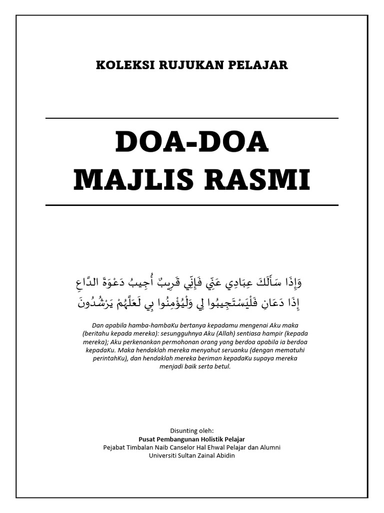 Doa 1 | PDF