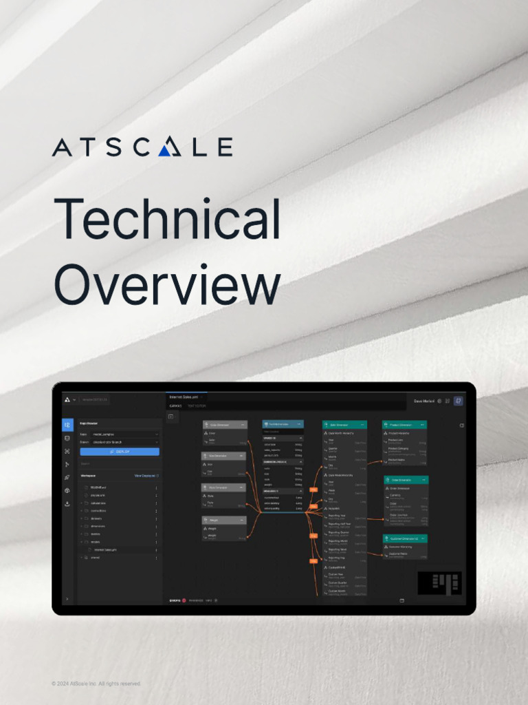 AtScale Technical-Overview-2024 | PDF | Analytics | Cloud Computing