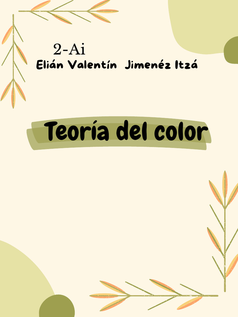 Teoría Del Color - 20240424 - 192221 - 0000 | PDF | Color | Amarillo