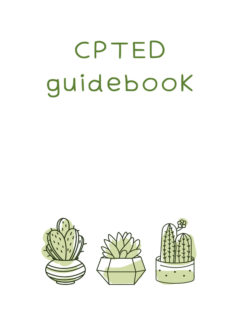 CPTED guidebook | PDF | Lighting | Parking Lot