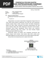 Surat Pemutakhiran Data Simasten | PDF