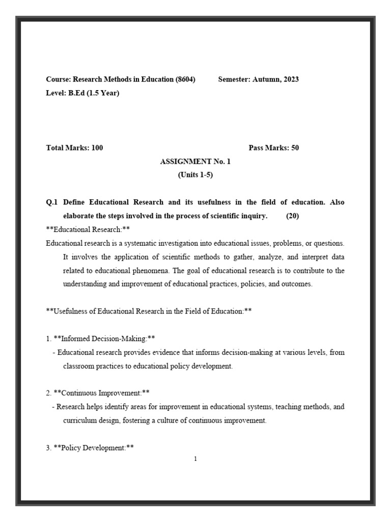 8604 1 2 | PDF | Experiment | Methodology