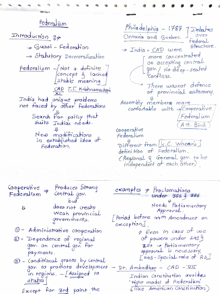 Federalism Notes Feb 8, 2023 | PDF | Science & Mathematics