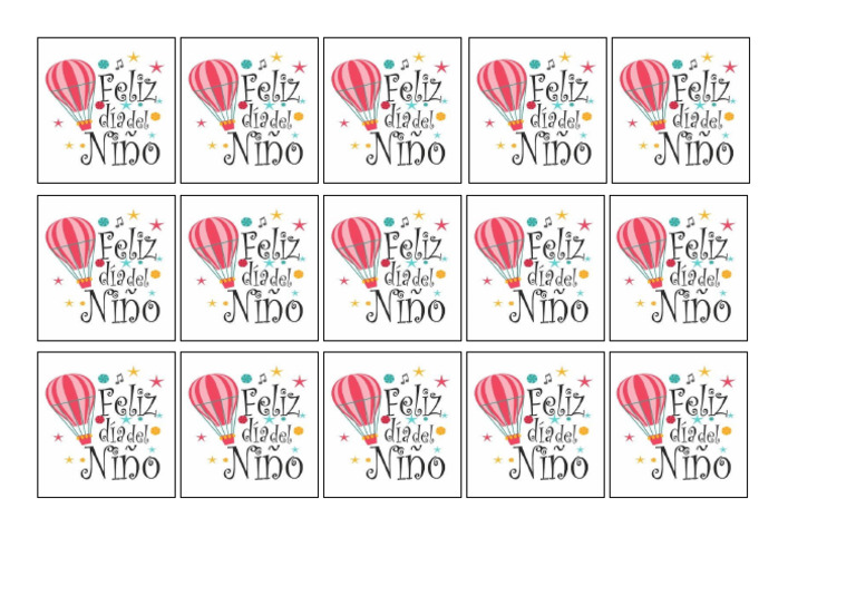 tarjetitas dia del niño | PDF