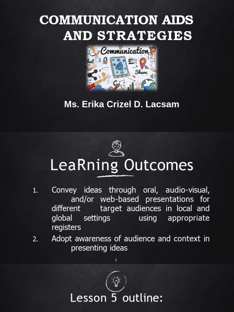 Communication Aids and Strategies Using Tools of Technology | PDF ...