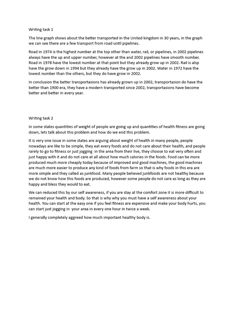 Writing Task 2 | PDF
