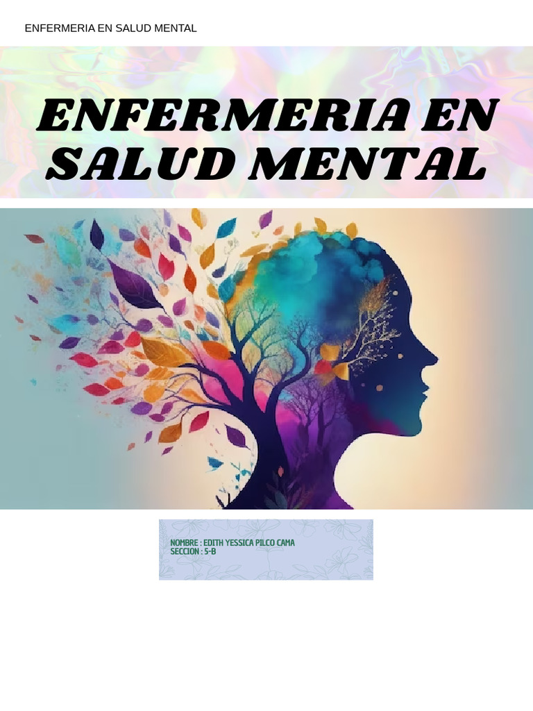 Enfermeria en Salud Mental | PDF