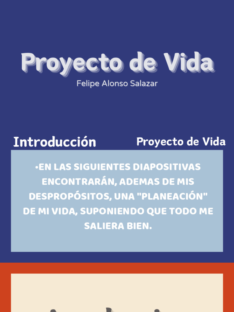 Proyecto de Vida (Felipe Alonso Salazar 3°F) Primera y Última Revisión - 20240227 - 200001 ...