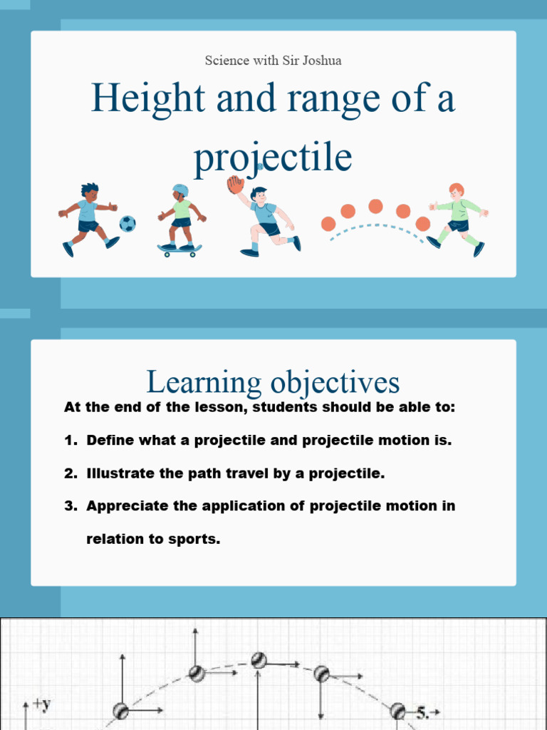 Height and Range of A Projectile | Download Free PDF | Projectiles ...