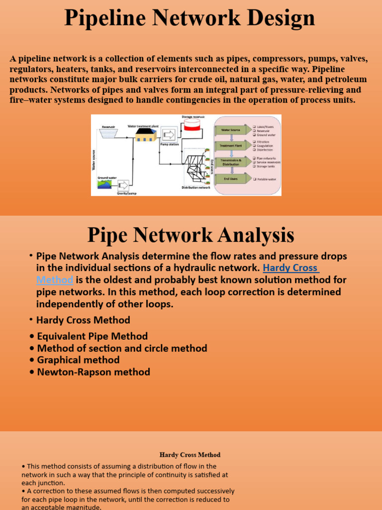 Pipeline Network Design | PDF | Chemical Engineering | Liquids