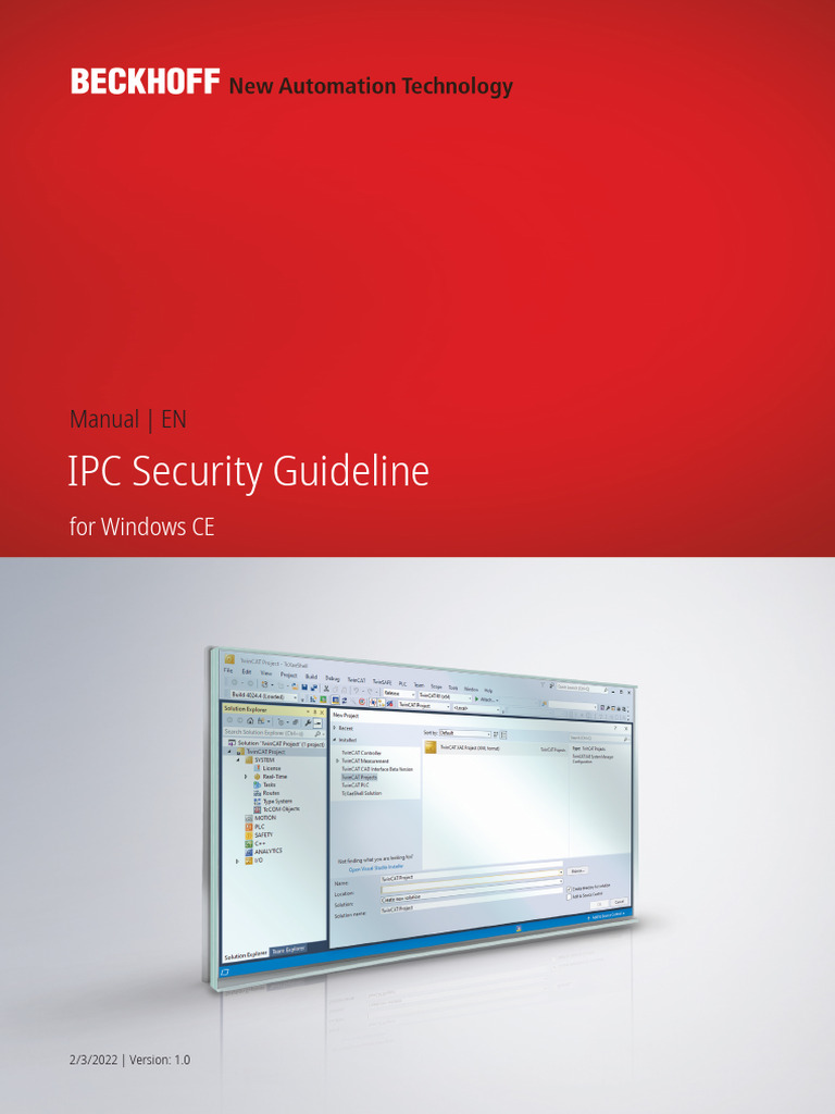 IPC Security Guideline WinCE En | PDF | Operating System | Computer Network