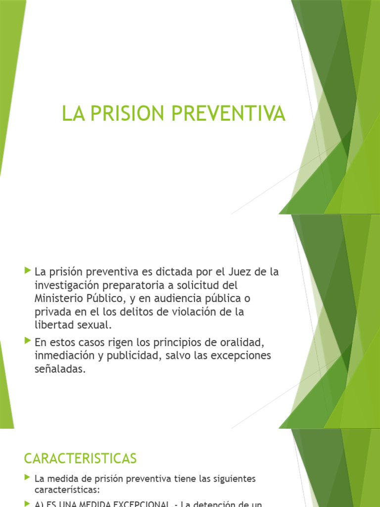 La Prision Preventiva | Descargar gratis PDF | Derecho penal | Castigos