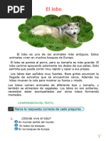 Anexo Lobos Continuemos Estudiando | PDF | Zoología