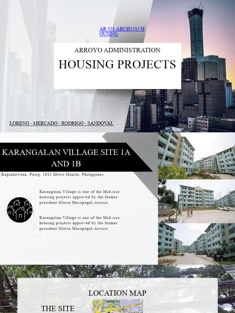 Arroyo Housing Project | PDF | Microfinance | Economies
