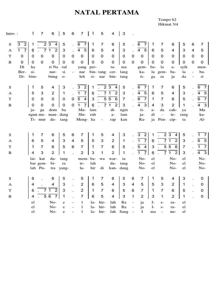 Natal Pertama (The First Noel) | PDF