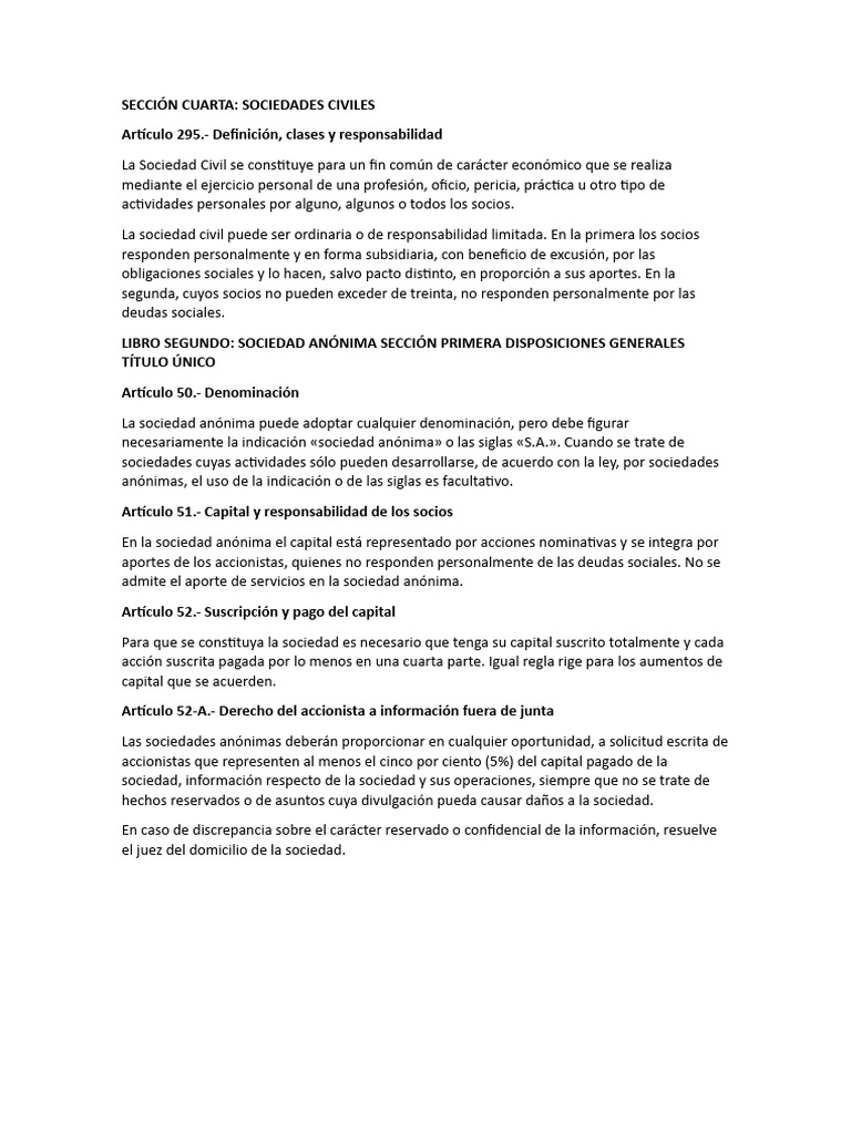 Sección Cuarta | PDF