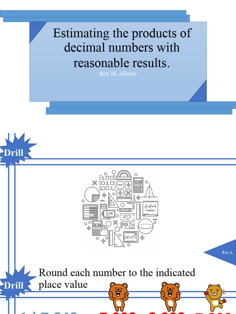 Estimating Decimal Products Guide | PDF | Mathematics