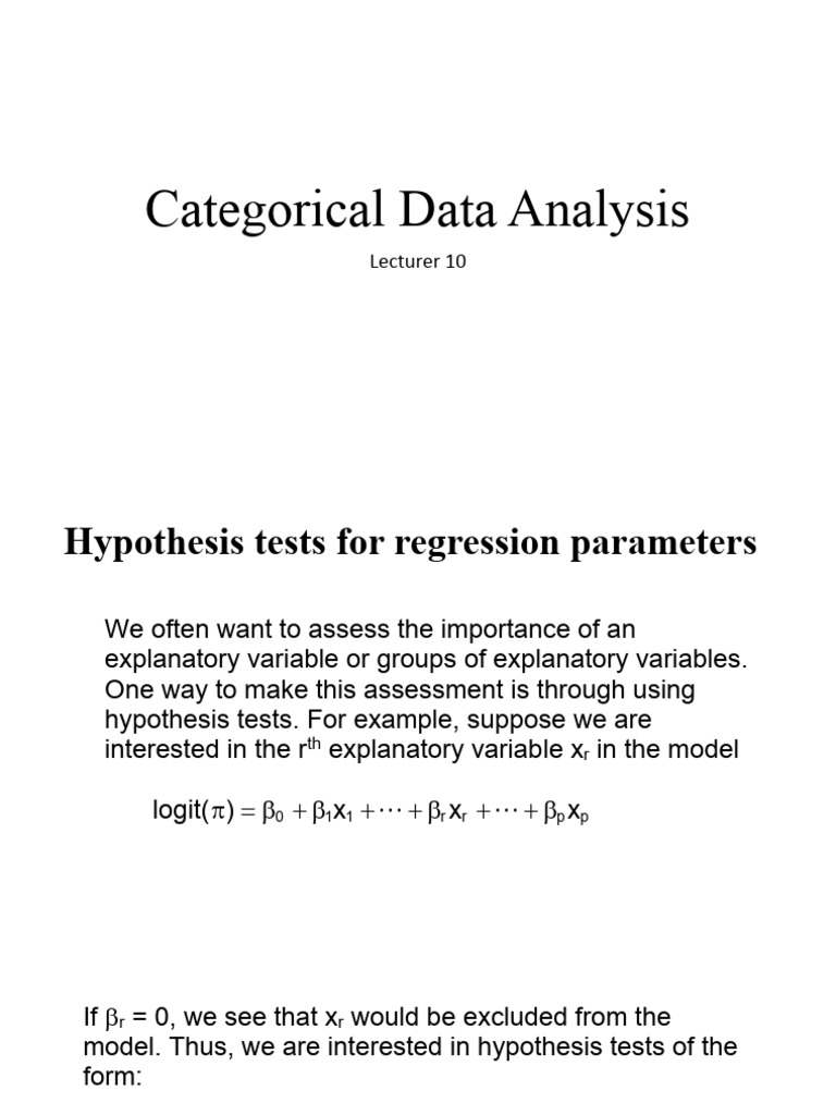 Lecture 10 | PDF | Hypothesis | Null Hypothesis Lecture 10 | PDF | Hypothesis | Null Hypothesis