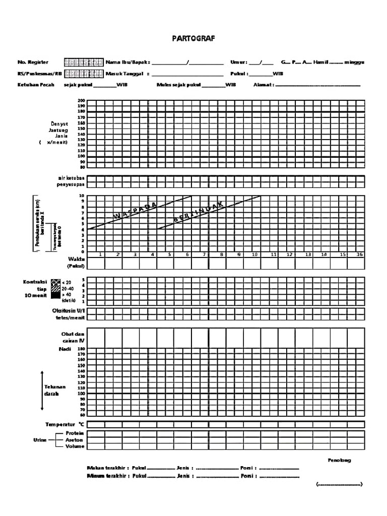 Partograf | PDF