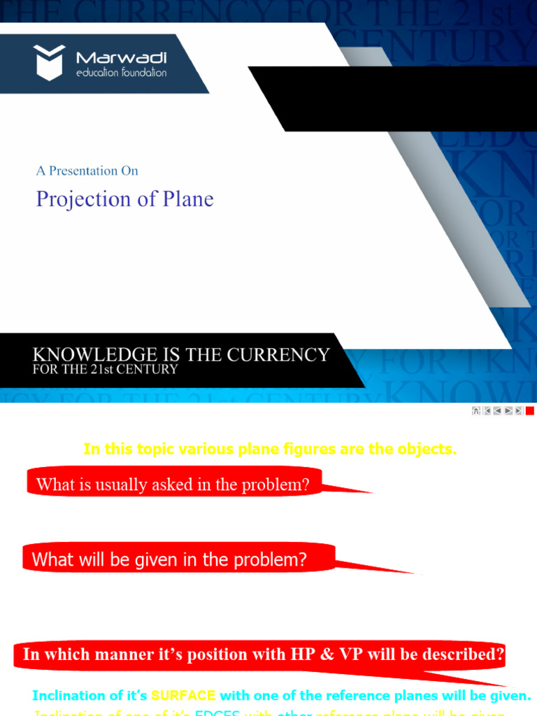 Projection Of Plane Download Free Pdf Triangle Shape