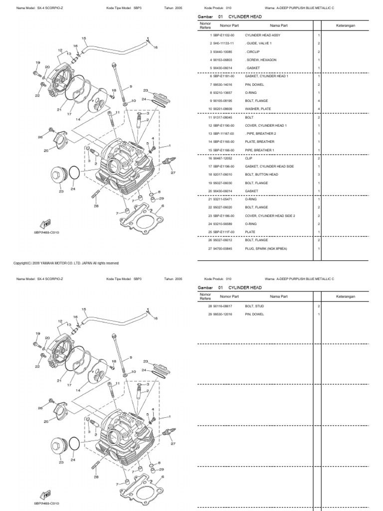 SX-4 Scorpio-Z Cylinder Head | PDF | Mechanical Engineering