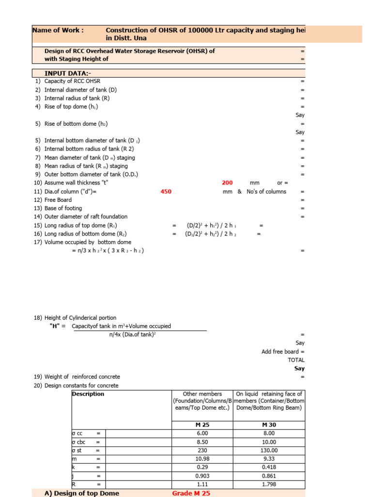 Ohsr Design - 100k Bangana | PDF | Beam (Structure) | Stress (Mechanics)