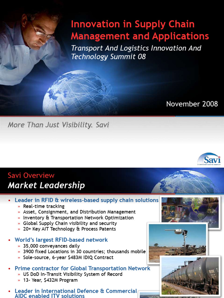 Innovation in SCM and Applications | PDF | Supply Chain | Logistics