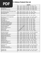 RCM Product Price List | PDF | Cleaning Products | Foods