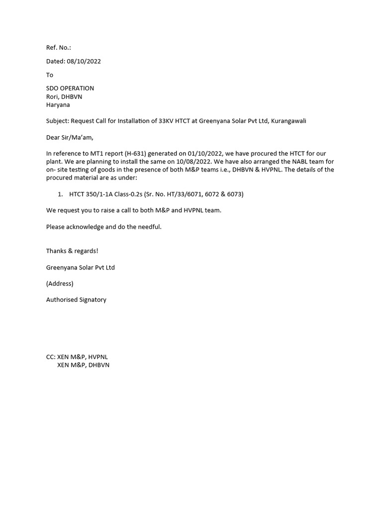SDO OP Request Letter | PDF