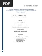 Entregable N°1 Gestion de Compras y Abastecimiento | PDF | Calidad (comercial) | Logística