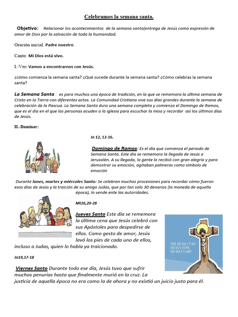 Semana Santa | PDF | Pascua de Resurrección | Jesús