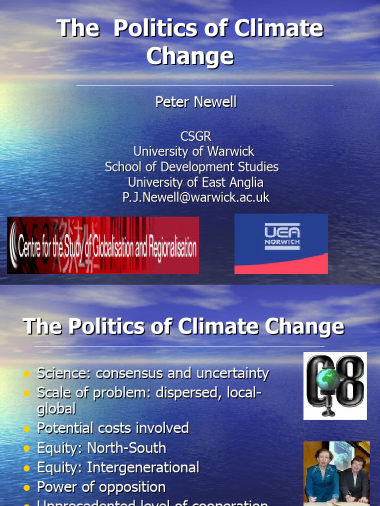 Politics of Climate Change | PDF | Politics Of Climate Change | Climate ...