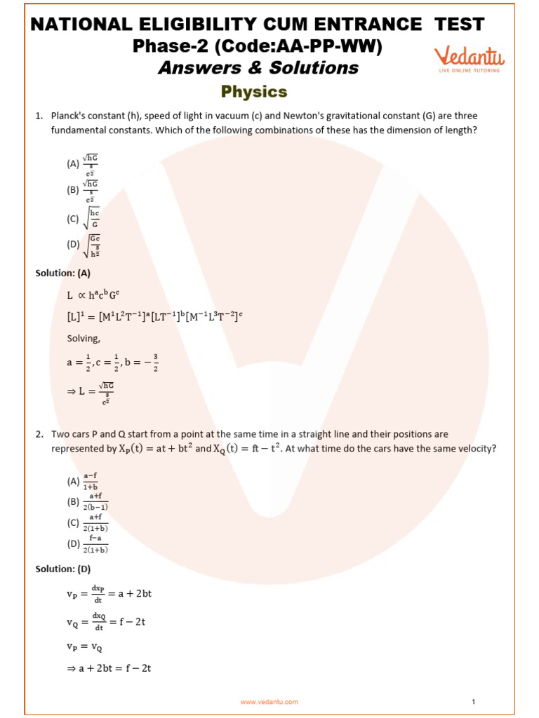 NEET 2016 Phase 2 Question Paper With Answers Code AA | PDF | Ribosomal ...