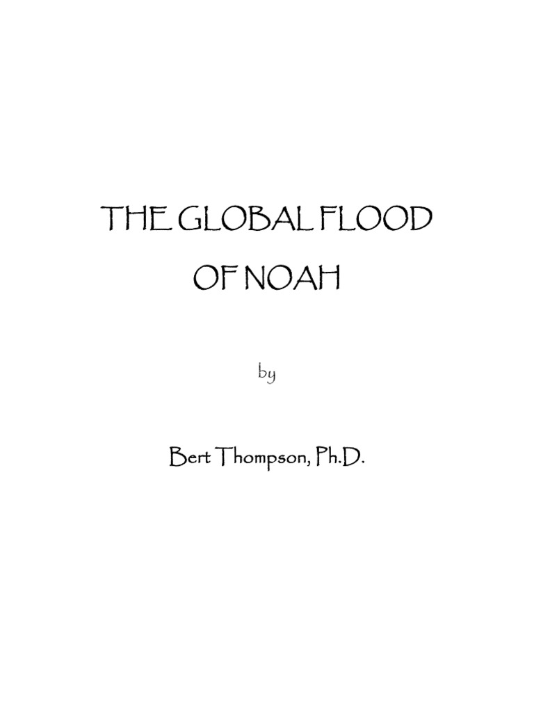 10 0856 Global Flood of Noah | PDF | Genesis Flood Narrative | Noah