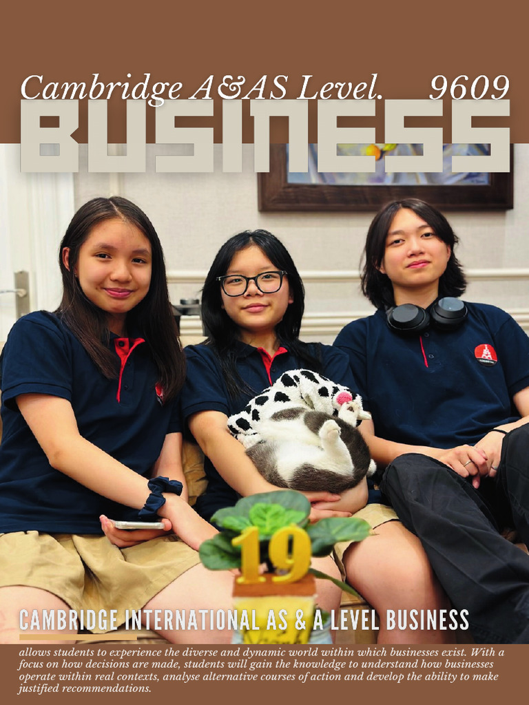 Cambridge A&as Level 9609 | PDF | Franchising | Entrepreneurship