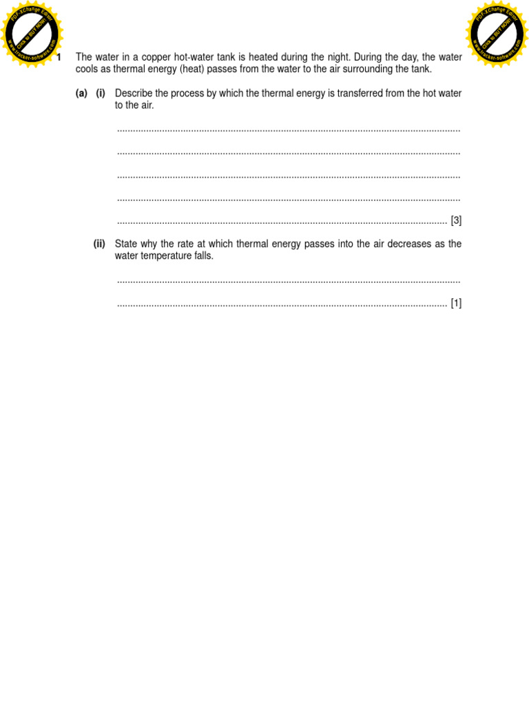 Thermal Energy Transfer in Heating Systems | PDF | Heat | Water