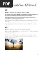 16 Personality Types | PDF | Personality Type | Extraversion And ...