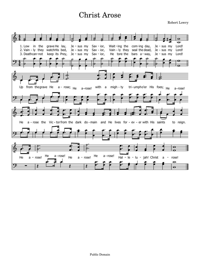 Christ Arose | PDF