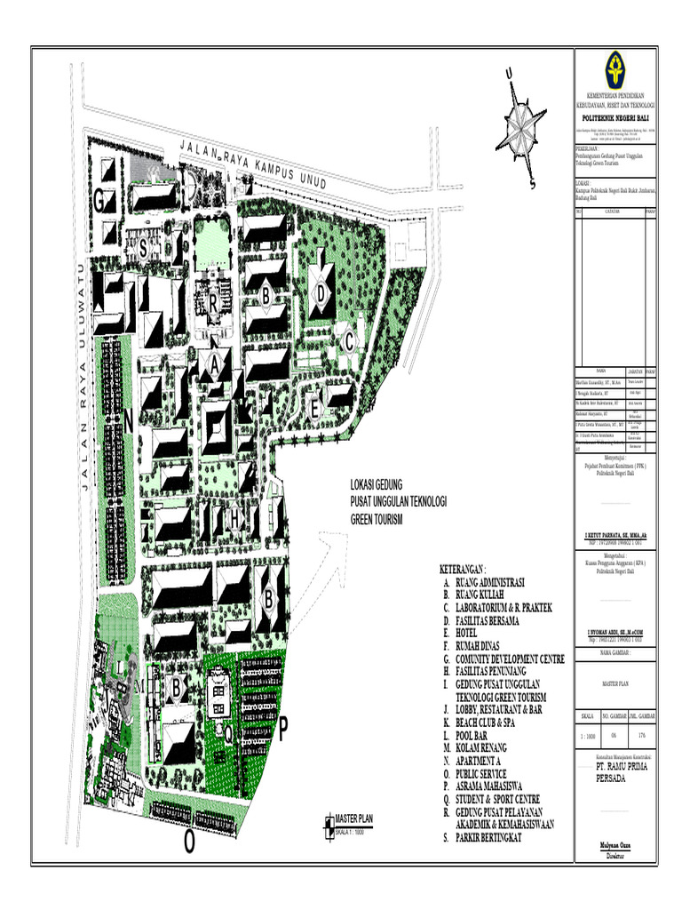 01. Site Plan_Green Tourism_Revisi-1-Model | PDF