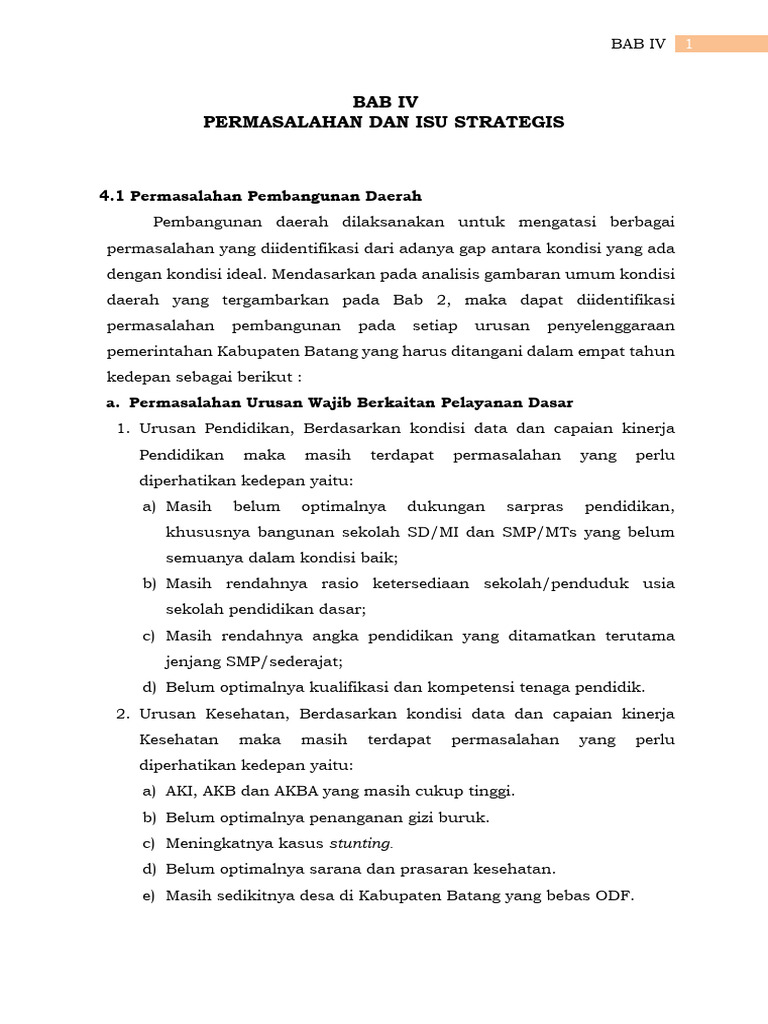 Bab Iv RPD | PDF | Pengelolaan Keuangan & Uang