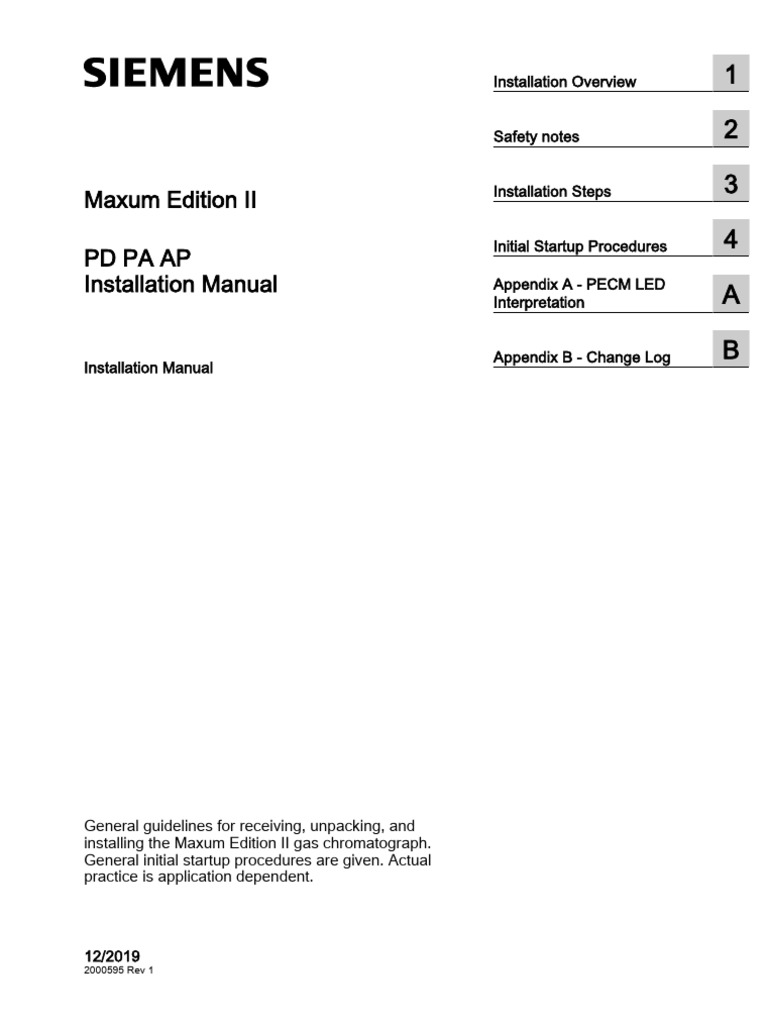 Siemens MAXUM Edition II Manual | PDF | Safety | Gases