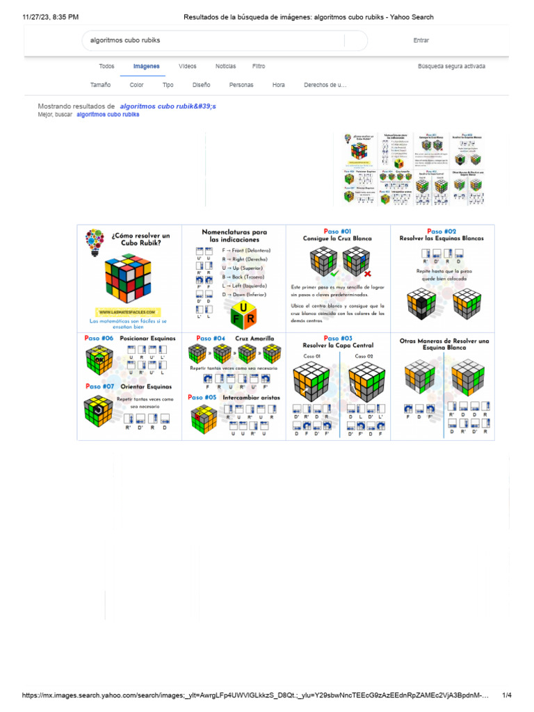 Guia Cubo Rubik | PDF