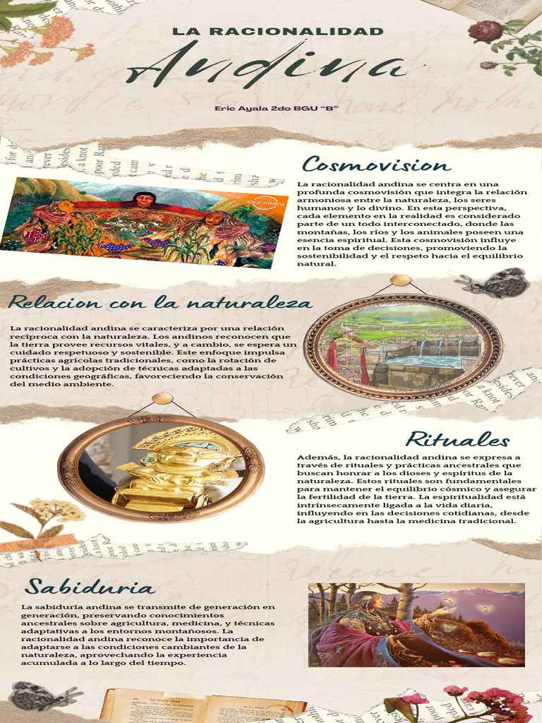 Infografia Racionalidad Andina | Descargar gratis PDF | Agricultura ...