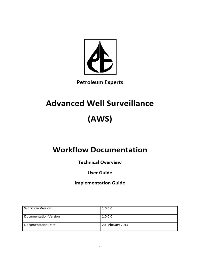 Advanced Well Surveillance - Full Documentation Prosper | PDF ...